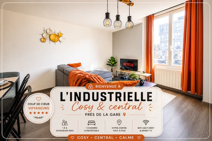 L’industrielle - Cosy & Central - Près De La Gare - Brive-la-Gaillarde