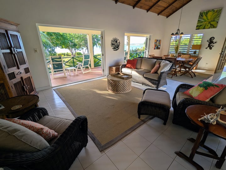 "By The Sea" Oceanfront Villa - Anguilla