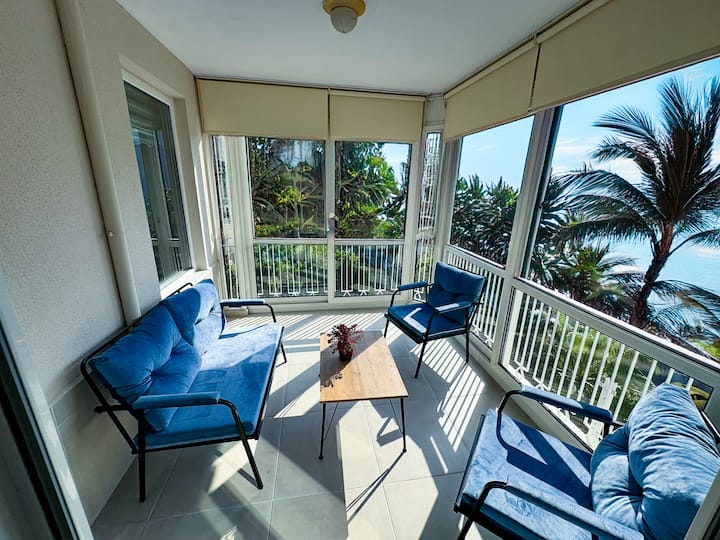 Sea View Luxury Near Akra Hotel - 3br/2ba - Antalya