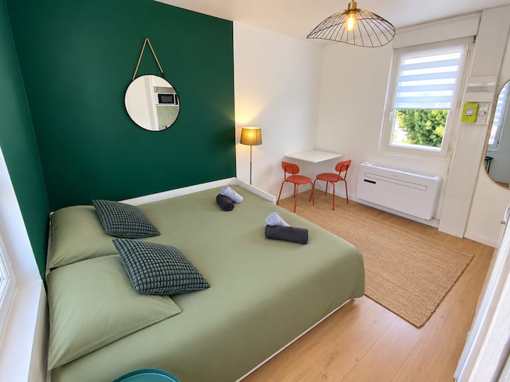 Nice New Studio - Air Conditioning - Lorient Center - Lorient