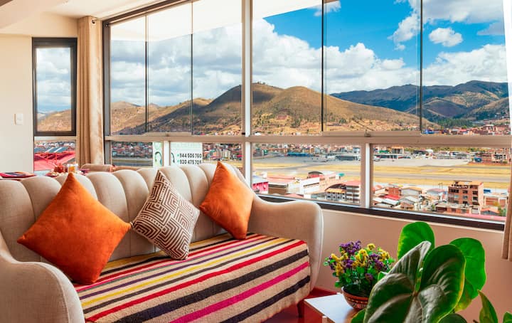 Dpto. Luminoso Con Vista Privilegiada En Cusco - Cusco