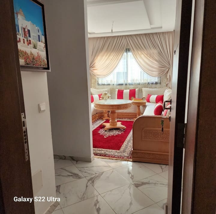 Appartement Lumineux à 2 Min De La Plage - Salé