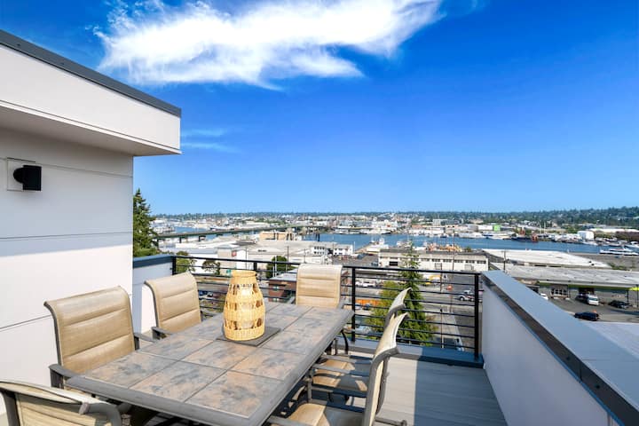 Bright Modern 4b3b Townhome W/roof Top&lakeview - Seattle, WA