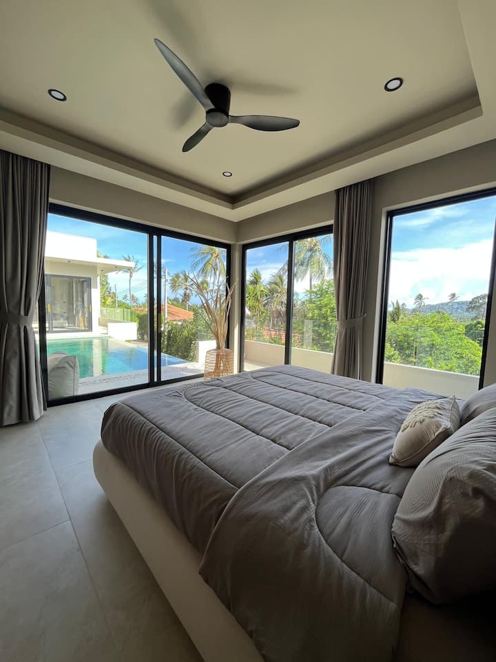 Villa Hana Louisa – 3 Chb, Vue & Piscine Privée - Koh Samui