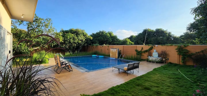 Mamara Rustique Farm With Pool (1br In 1st Floor) - Ramanagara