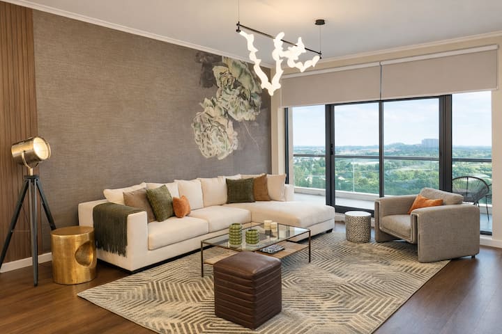 Luxury 2br Apt | Family Getaway | Golf Course View - Dubai
