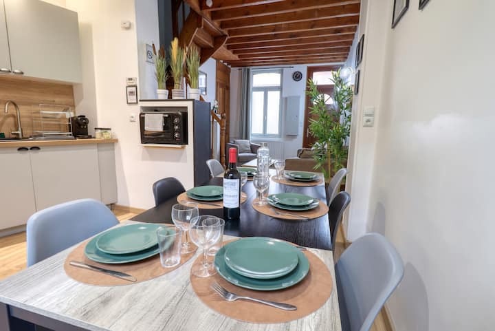 Maison Cosy · Parking Gratuit · Centre Amiens - Amiens