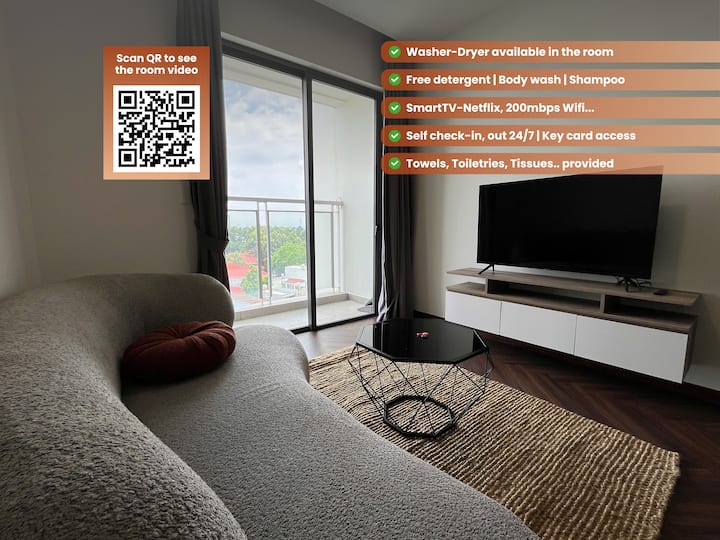 Well Designed 1br Apt | Freepool-gym @Compass One - Thuận An