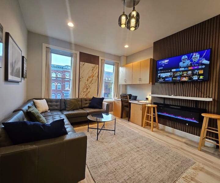 Cool Renovated 3-bdrm Townhome; Wi-fi, Ac, & More. - Jersey City, NJ