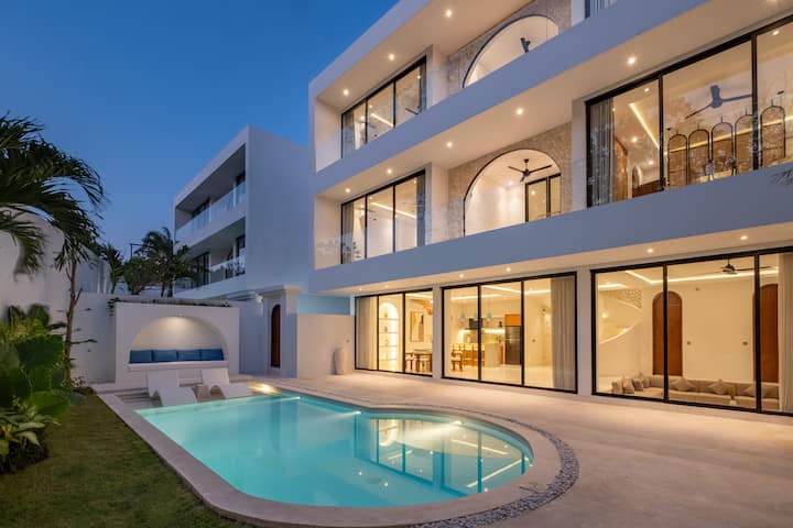 Ocean Verve Villa 4- New&huge 4bd Near The Beach - Bali