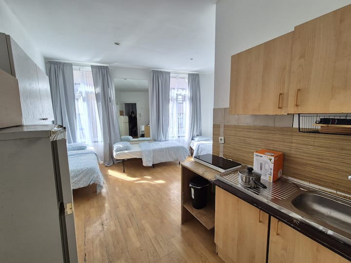 House Of 4 Studios, 4 Bathrooms, 4 Kitchens For 9. - Anderlecht