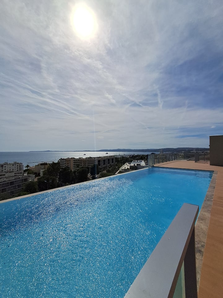 Appartement De Luxe Avec Piscine Proche De Mer - Saint-Laurent-du-Var