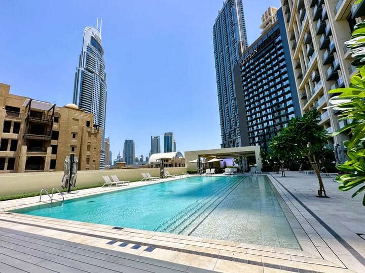 2br - 5min Dubai Mall - Pool W/burj Khalifa View - Dubai
