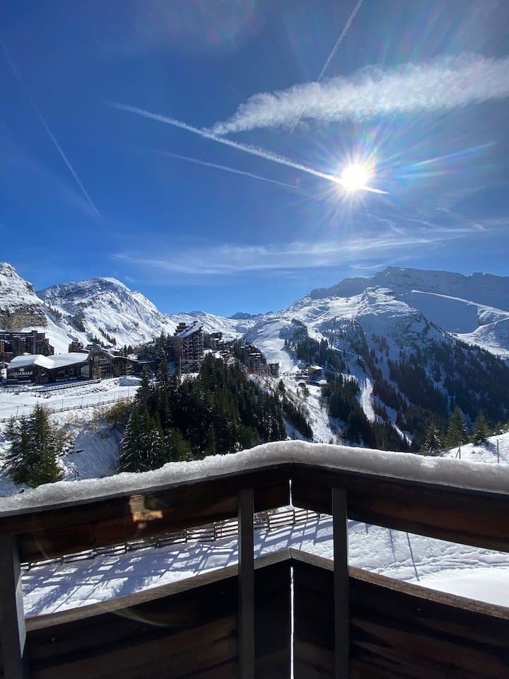 Vue Exceptionnelle - T2 -Proche Parking - Avonest - Morzine