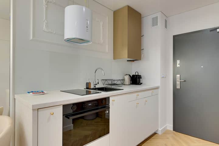 Gdańsk Portovo | Modern Studio W/ Balcony & Ac - Gdańsk