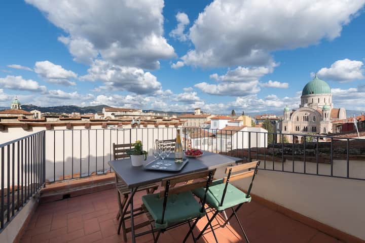 Pilastri Lorenz Rooftop With 2 Terraces Duomo View - Florencia