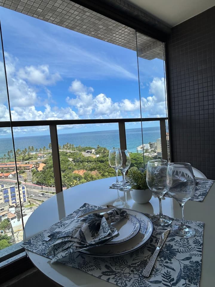 Blue Oasis: Sea View In Vibrant Rio Vermelho! - Rio Vermelho