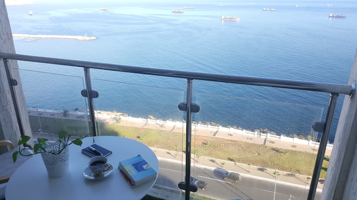 Panoramic Sea View Apartment – Oran City, Gambetta - Oran