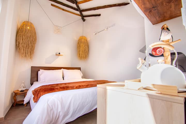 Hermosa Cabaña Con Tina Y Cine - Villa de Leyva