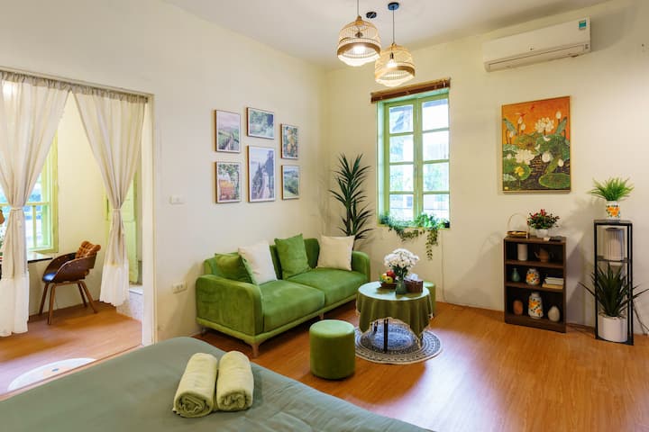 Serene 2br+2ba Apt|old Quarter|free Parking|washer - Hanoï