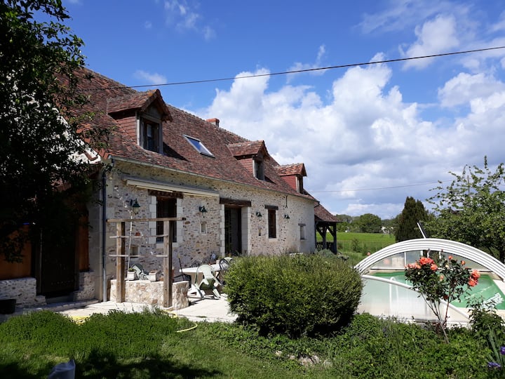 Gîte 6-8 Personnes Avec Piscine Proche Zoo Beauval - Châtillon-sur-Indre