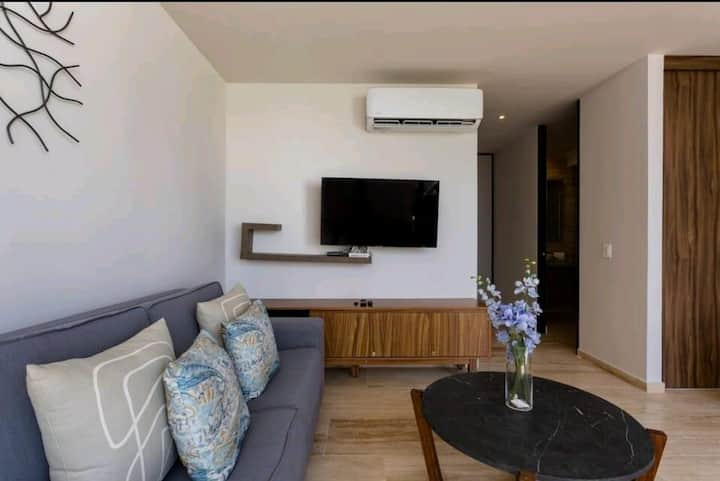Moderno Y Acogedor Estudio Con Vista Al Caribe - Playa del Carmen