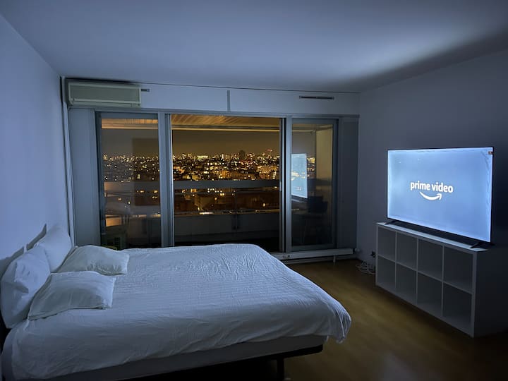 Studio Lumineux Avec Vue Panoramique - Paryż