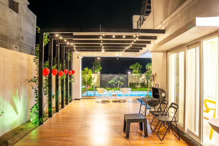 Villa Anvila - 3bhk Private Pool, Pet, Bbq - India