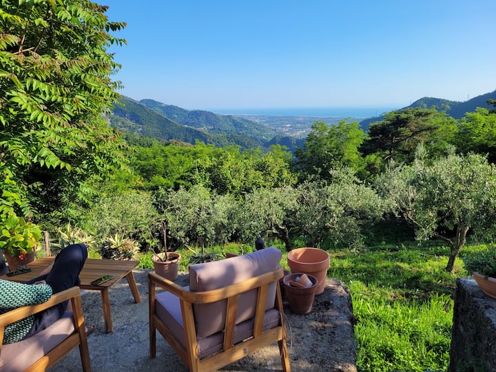 Casa Con Giardino, Vista Mare - Camaiore