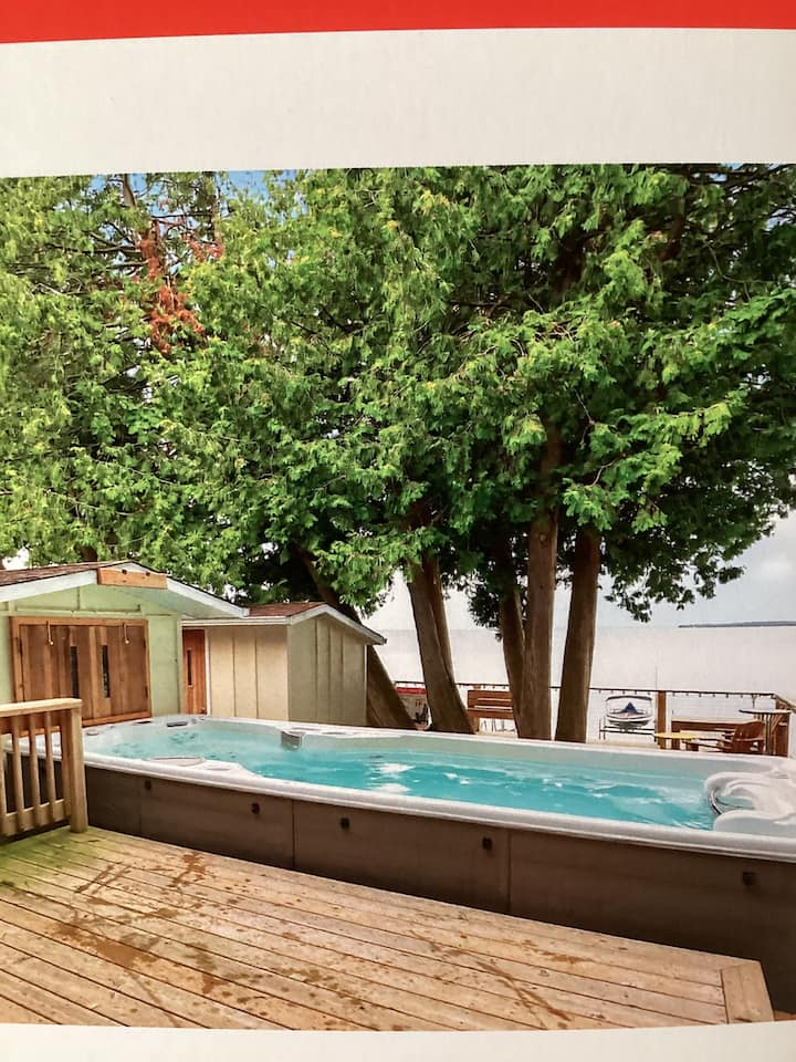 Lakefront Property On Lake Simcoe Swim Spa +Sauna - Georgina