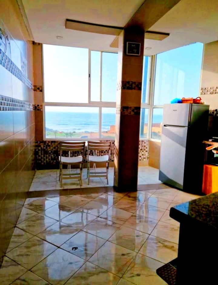 Vue Sur La Plage 
Appartement Belle Et Propre - Salé