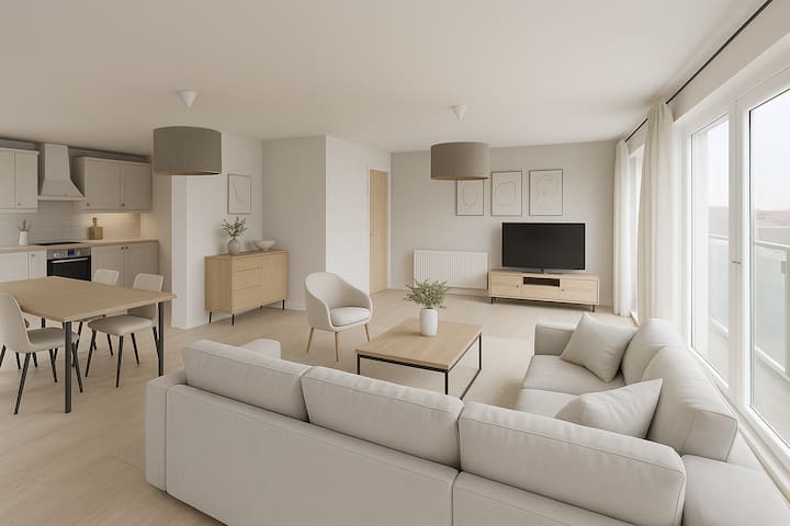 Contractor Flat Nr M621+white Rose | Free Parking - Leeds