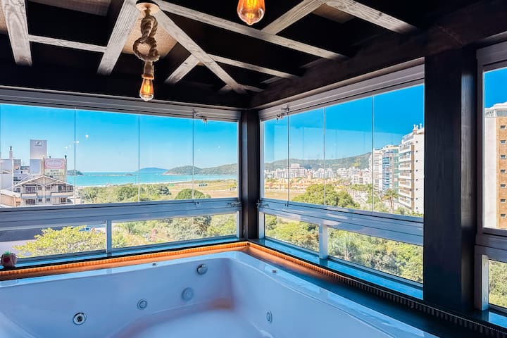 Cobertura Alto Padrão Na Praia De Palmas-vista Mar - Governador Celso Ramos