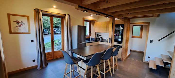 Maison Cosy Avec Vue à Passy, Proche Chamonix - Passy