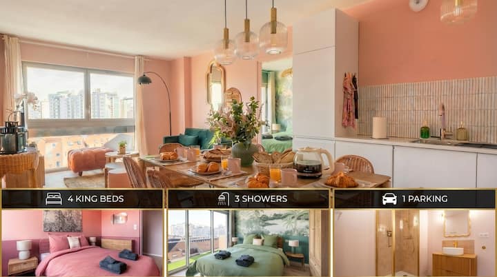 Appartement Chic Centre Parking - Mulhouse