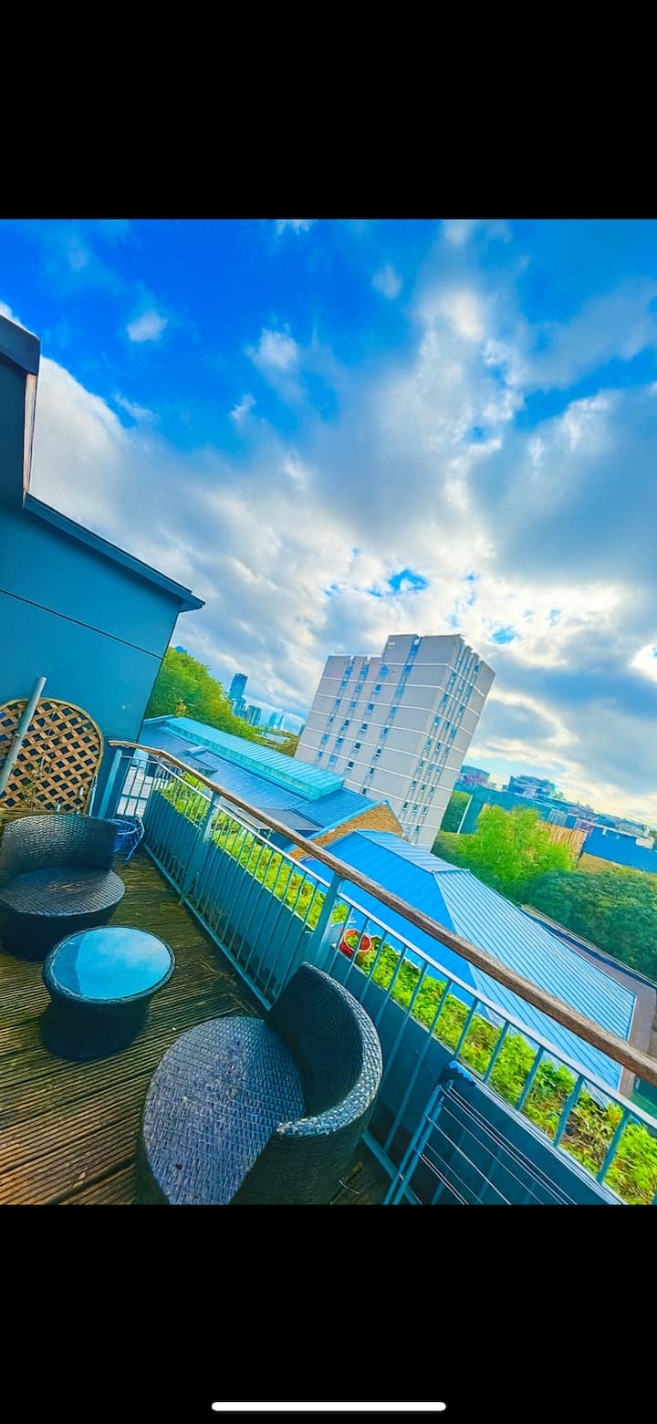 Spacious Shoreditch Penthouse, Balcony Views - Londres