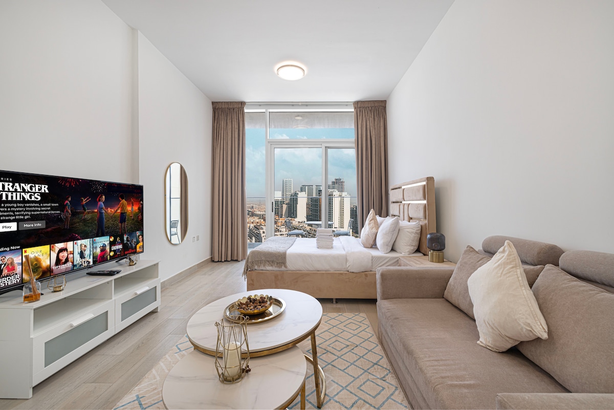 Confy Studio in JVC | Bloom Height - Apartments for Rent in Dubai ...