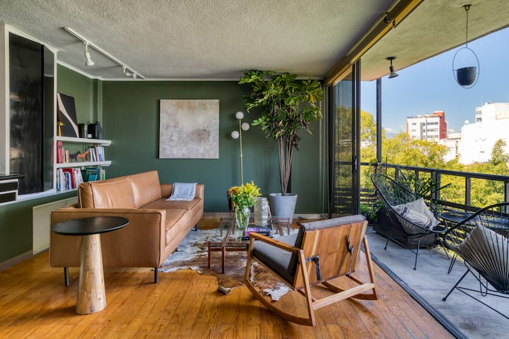 Amsterdam / Condesa / 2br/1ba /Top Floor - Mexico City