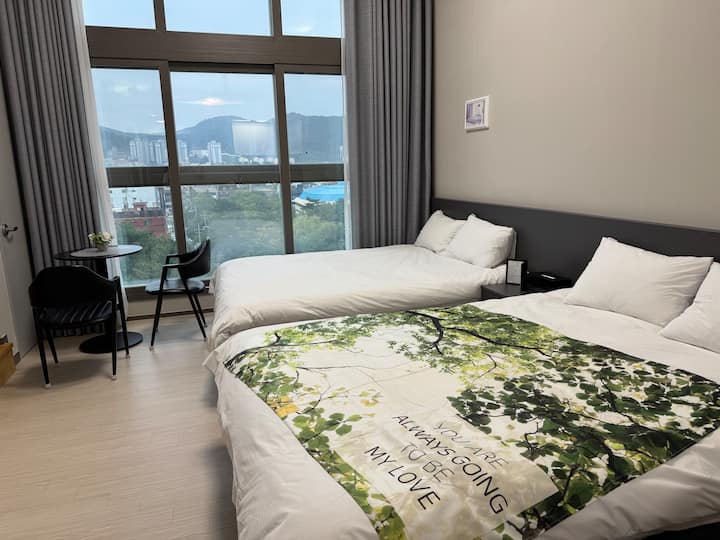 거북선 코업스테이 714호#도심 속 힐링숙소 - Yeosu-si