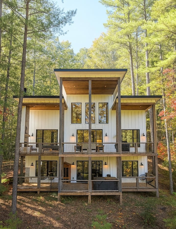 Ridge Haven Retreat | Sauna • Ht • Arcade • 4mi Dt - Blue Ridge, GA