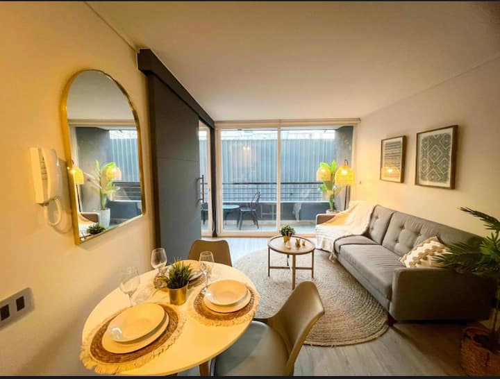 Apartamento En Santiago Con Aire Acondicionado - Chile