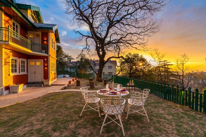 Nau Nabh 8br Cottage Near Mall Rd By Stayvista - Shimla