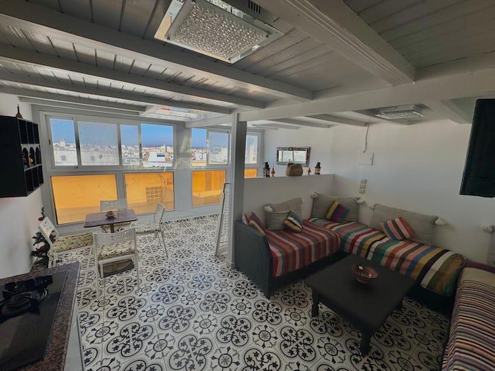 Superbe Duplex – Vue Panoramique Et Charme Unique - Essaouira