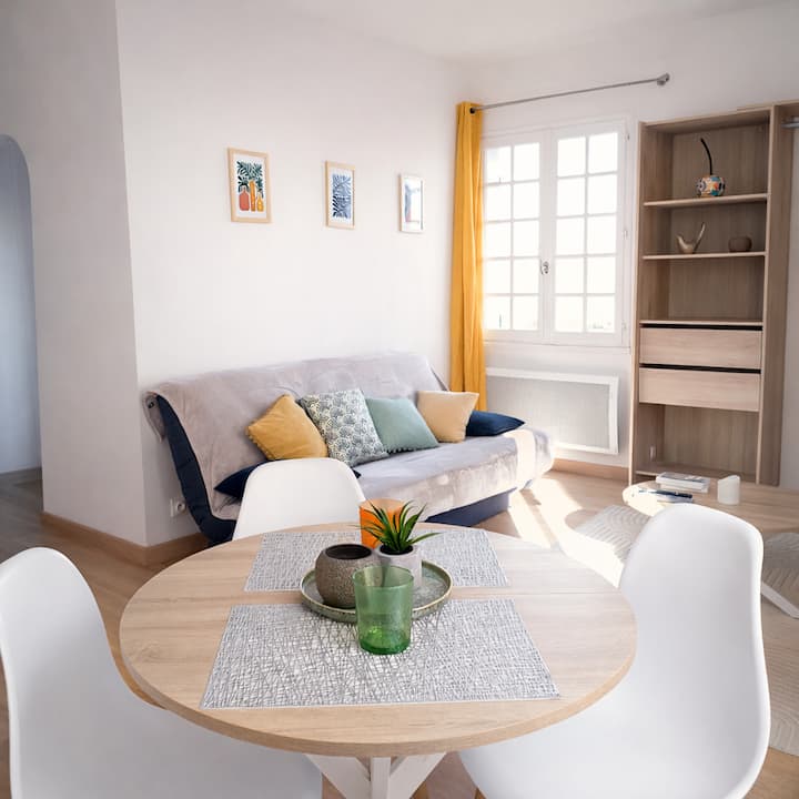 T2 Rénové Haut De Villa Avec Parking - Lac de Malpasset