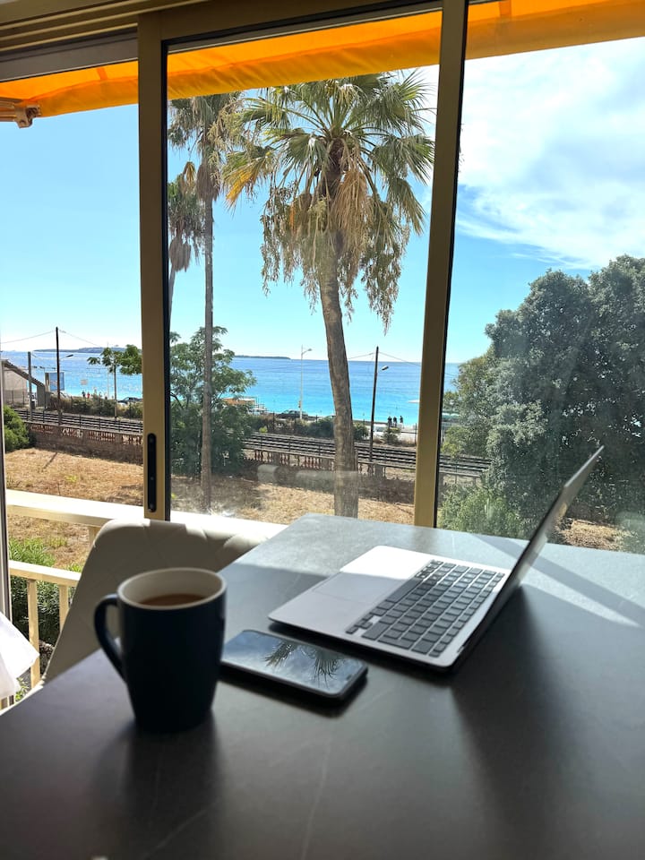 Luxury Apartment - Sea View & Private Beach Access - Cannes