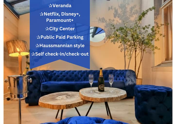 Appartement De Luxe Avec Veranda, Centre-ville - Troyes