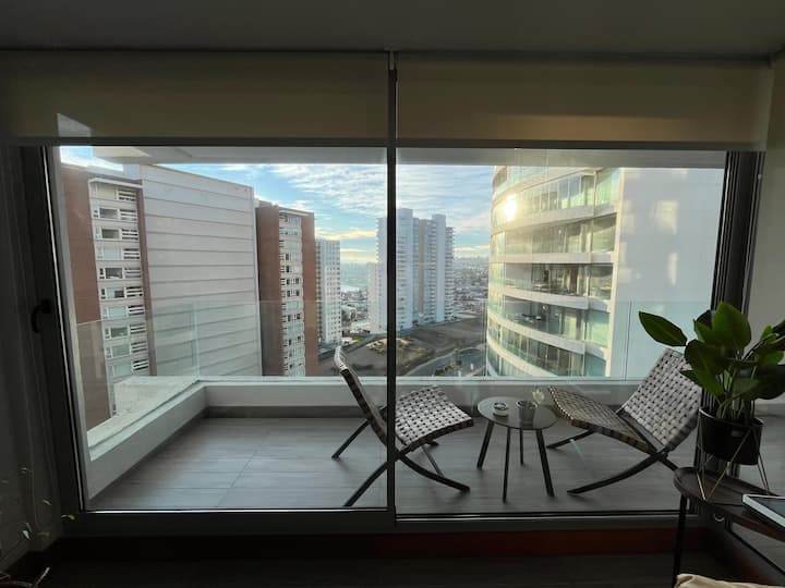 Moderno Y Luminoso Depto. En Costa De Montemar - Concón