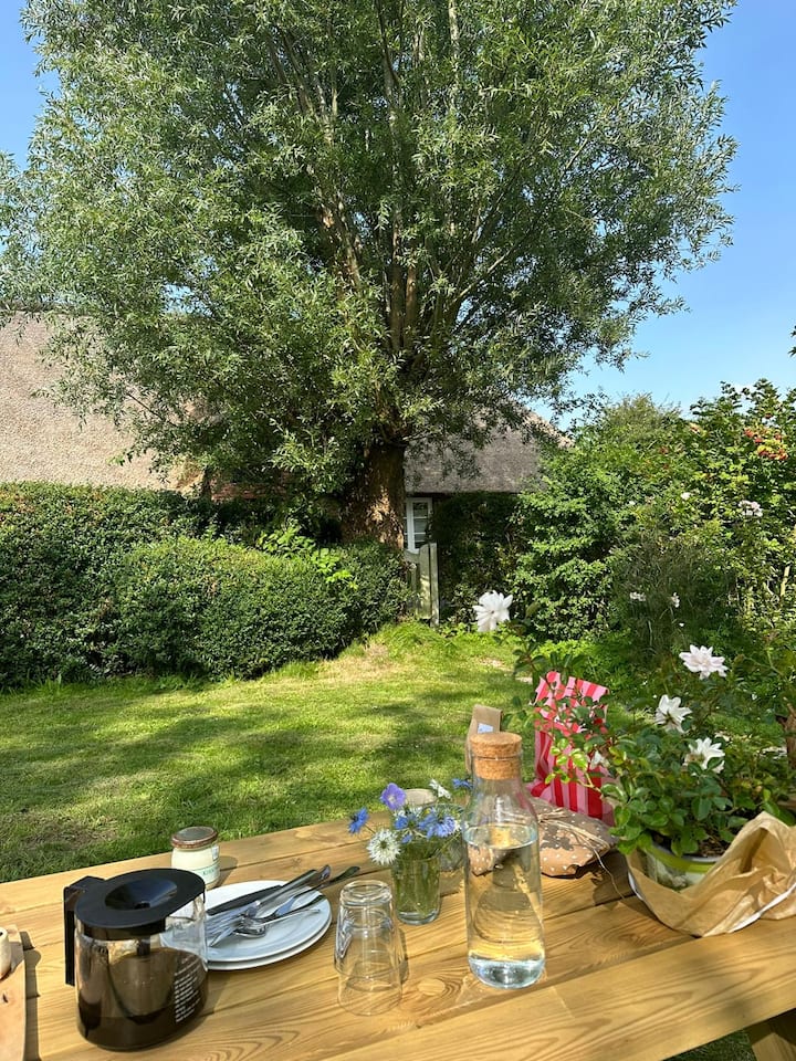 Gemütliche Reetdachkate Am Deich - Simonsberg