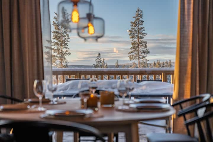 Nybyggt Fjällhus Med Milsvid Utsikt - Idre