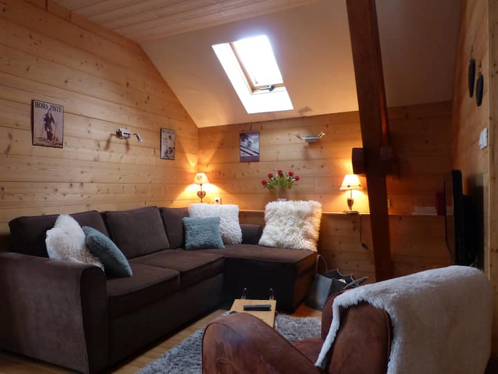 Centre Ville Appartement 3 Chambres, Parking Privé - Les Rousses